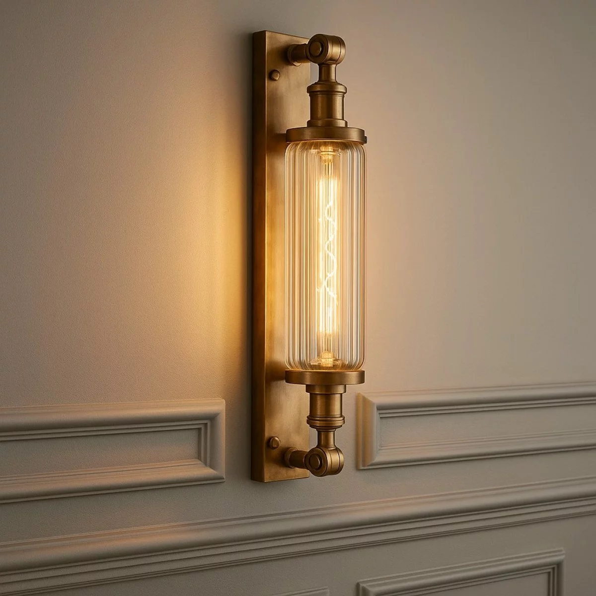 Messing muurlamp - Astor outdoor lamp |KS Verlichting