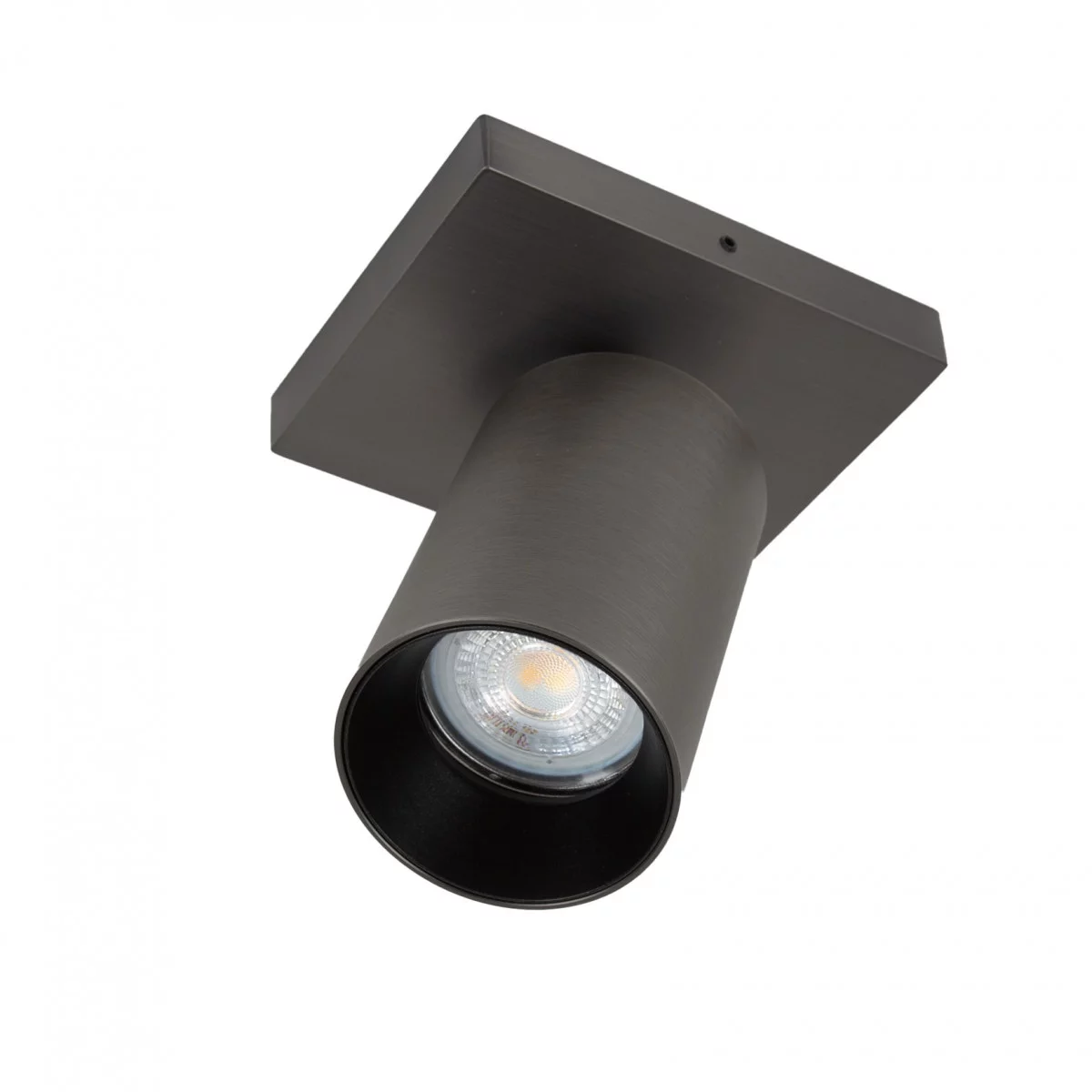 Binnenverlichting Lynn 1 Opbouwspot Gun Metal | KS Verlichting